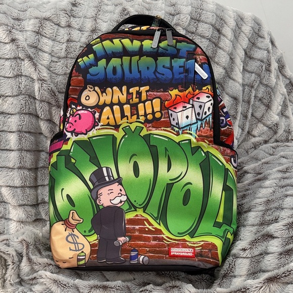 Sprayground | Accessories | Sprayground Colorful Monopoly Backpack ...